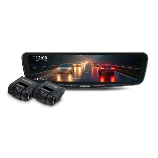 Alpine DVR-DM1000KO-IC 10” Digital E-Mirror with DVR Cameras | The ...